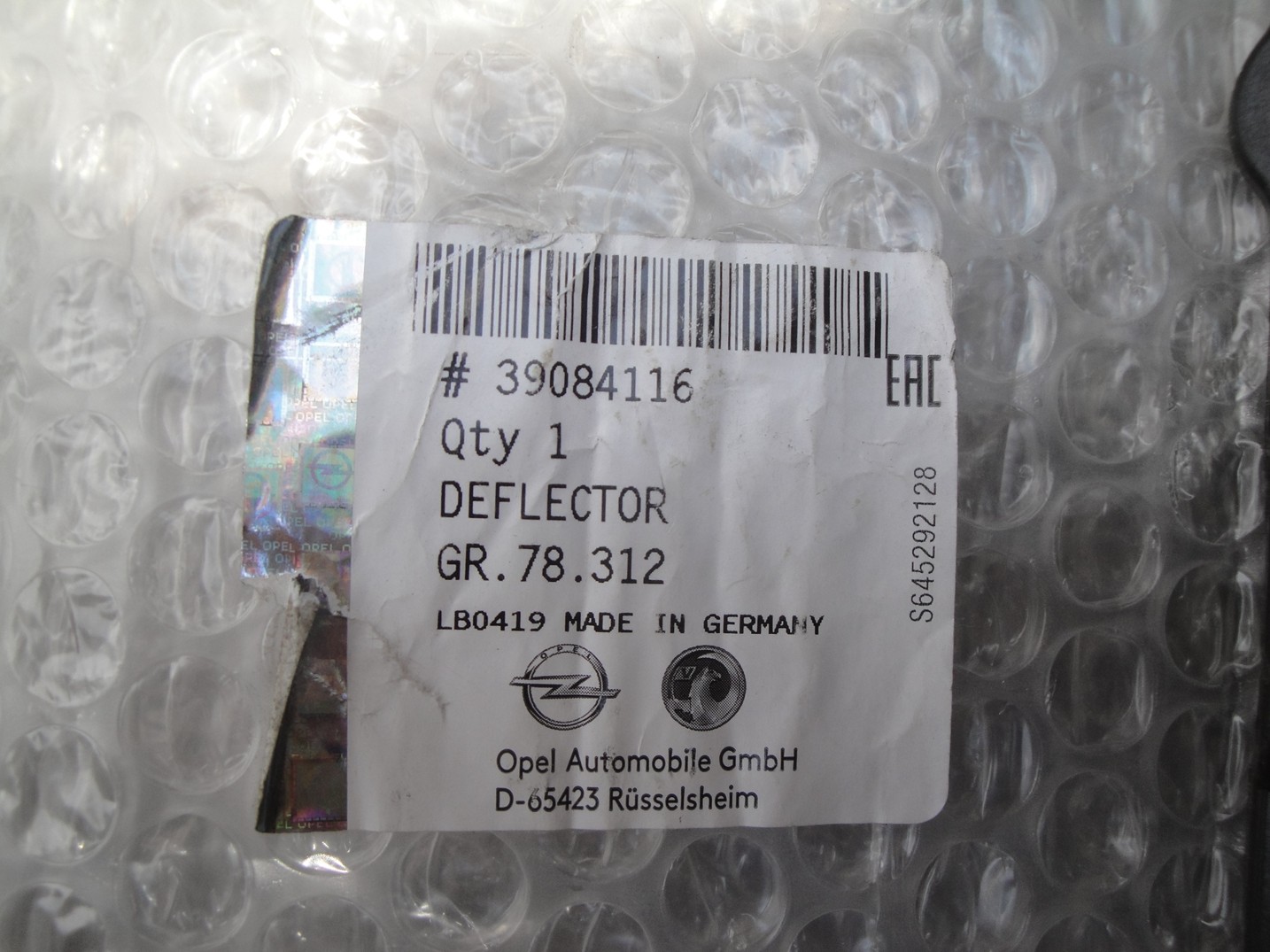 Opel astra K spodní žaluzie | vrakoviště BMW OPEL Praha