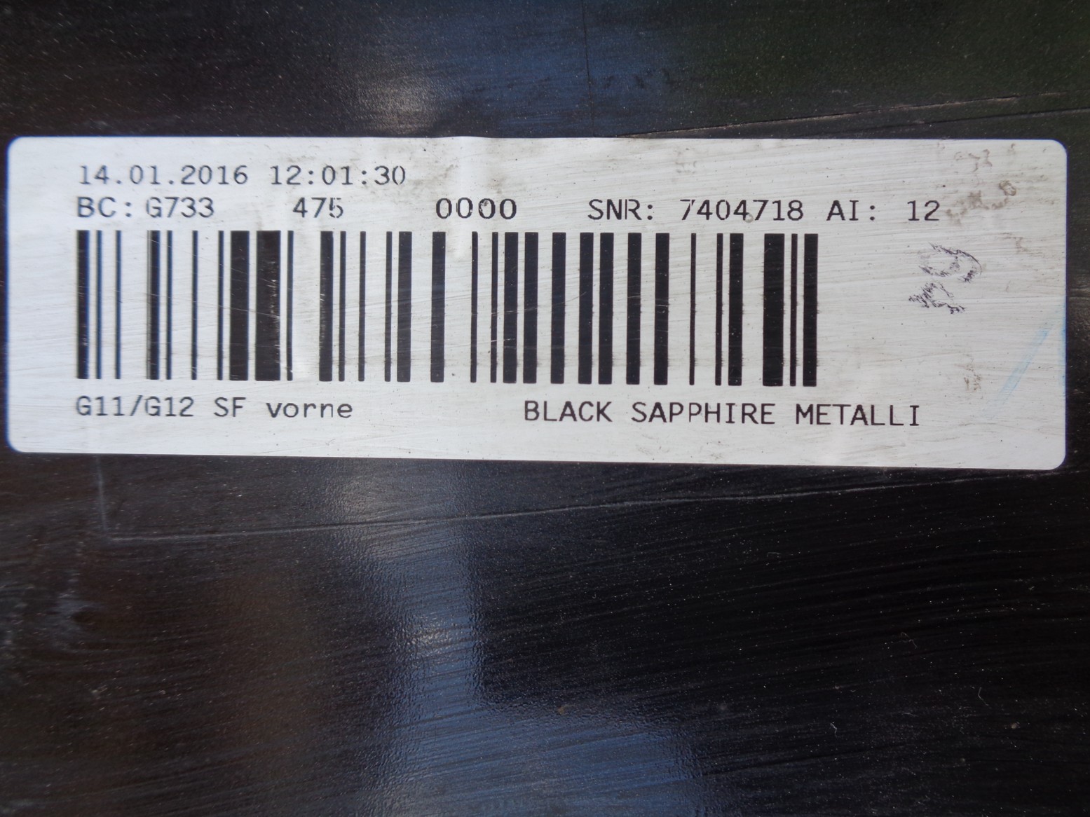 BMW 7 G11 přední nárazník | vrakoviště BMW OPEL Praha